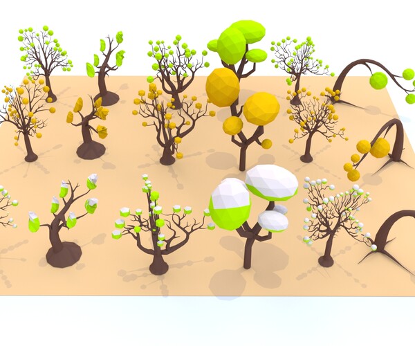 ArtStation - Trees Pack | Game Assets