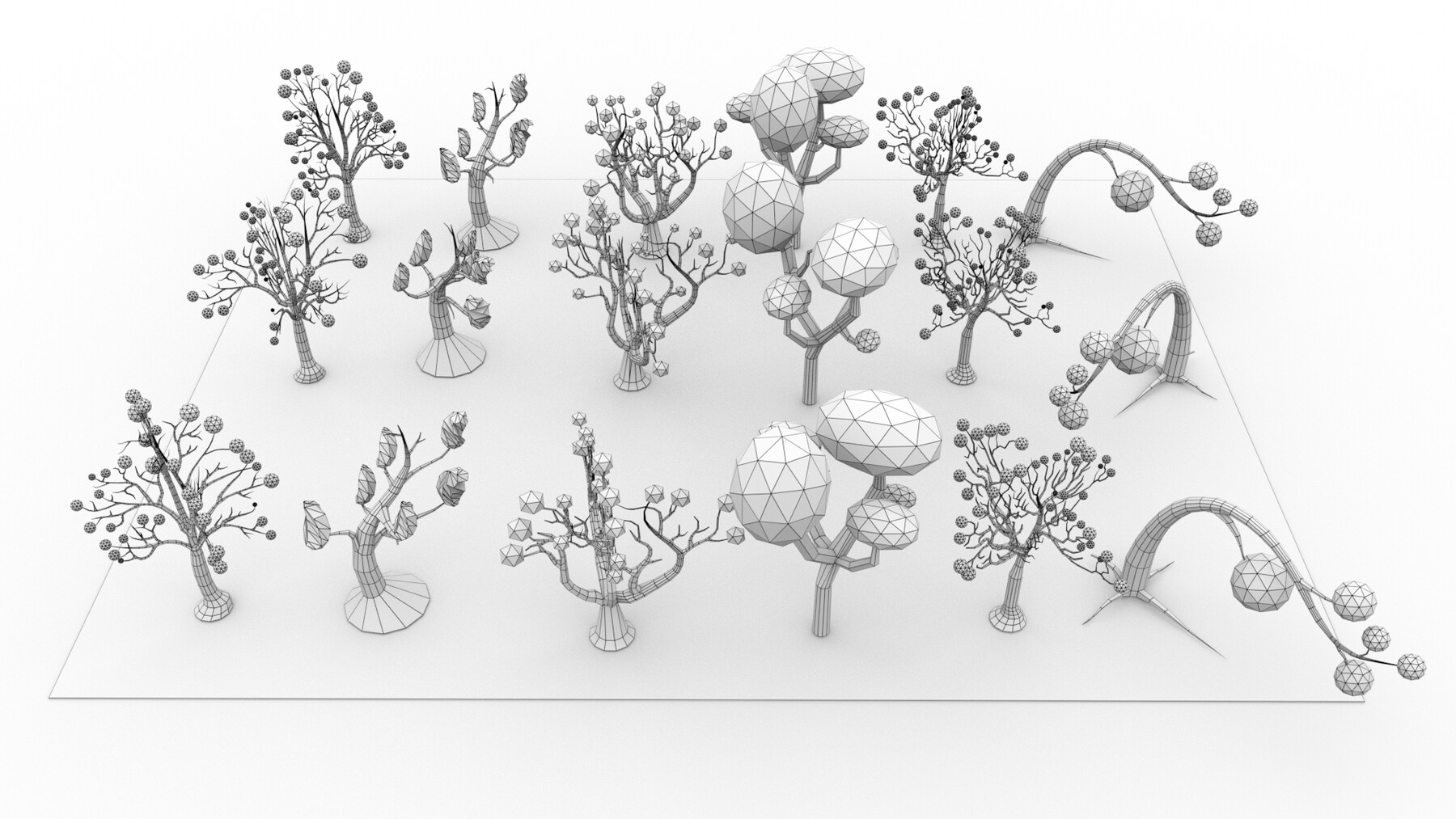 ArtStation - Trees Pack | Game Assets