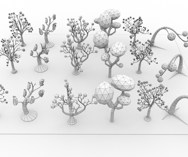 ArtStation - Trees Pack | Game Assets