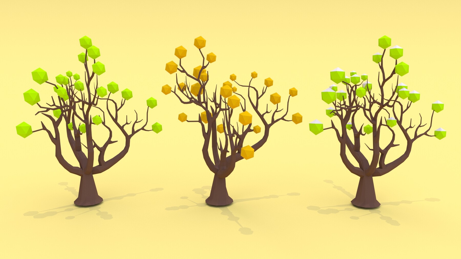 ArtStation - Trees Pack | Game Assets