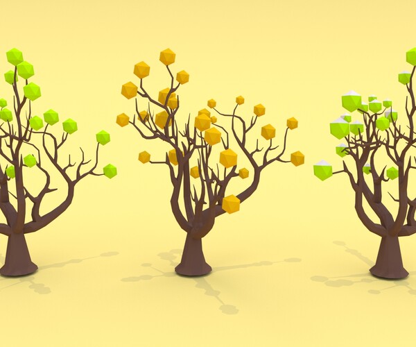 ArtStation - Trees Pack | Game Assets