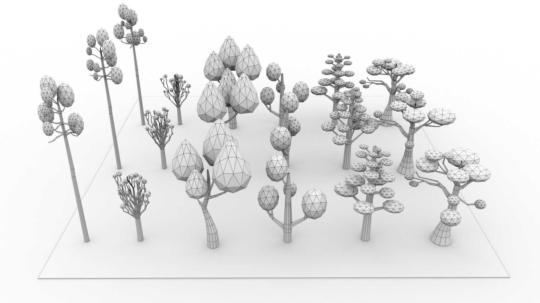 ArtStation - Trees Pack | Game Assets