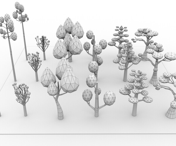 ArtStation - Trees Pack | Game Assets