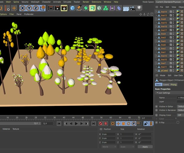 ArtStation - Trees Pack | Game Assets