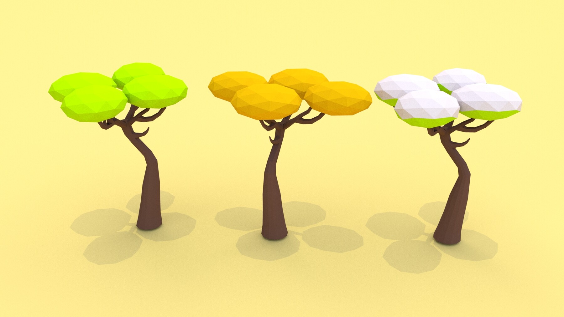 ArtStation - Trees Pack | Game Assets