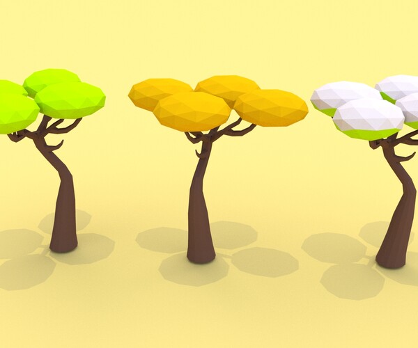 ArtStation - Trees Pack | Game Assets
