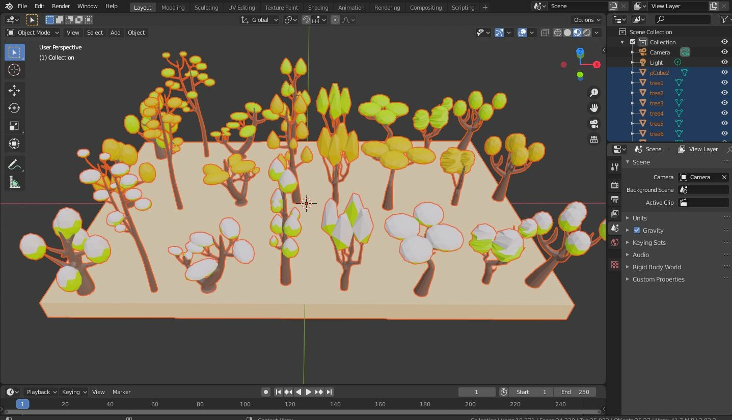 ArtStation - Trees Pack | Game Assets