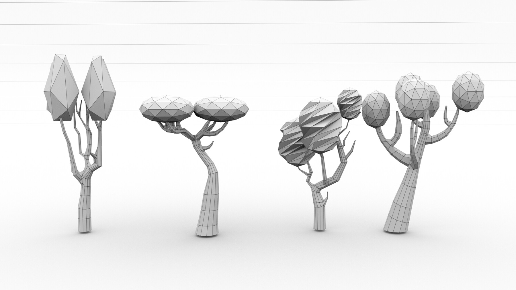 ArtStation - Trees Pack | Game Assets