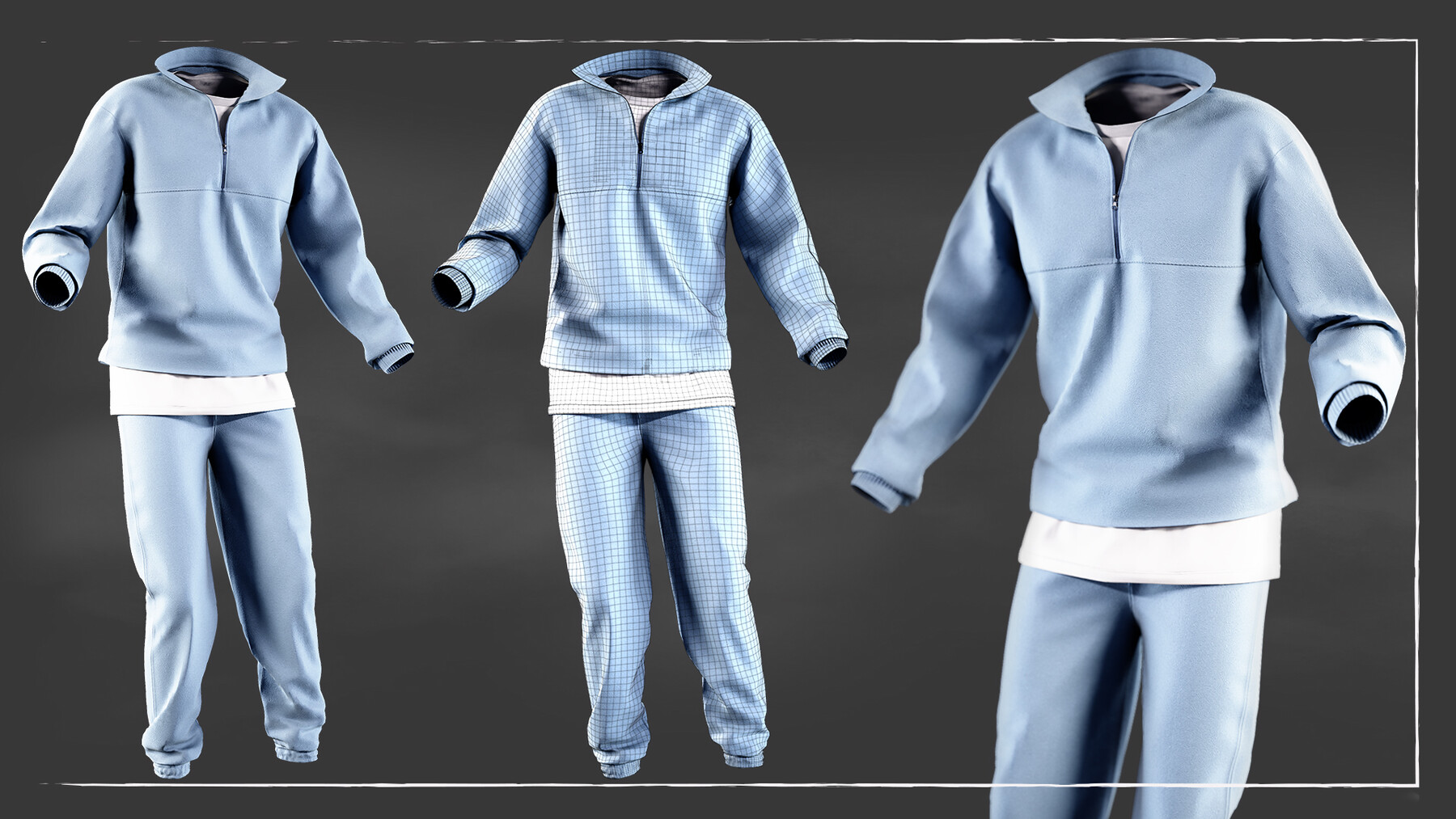 ArtStation - sportswear clothes set | Game Assets