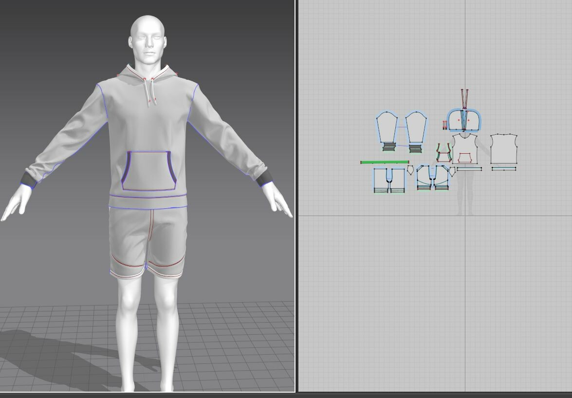 ArtStation - sportswear clothes set | Game Assets