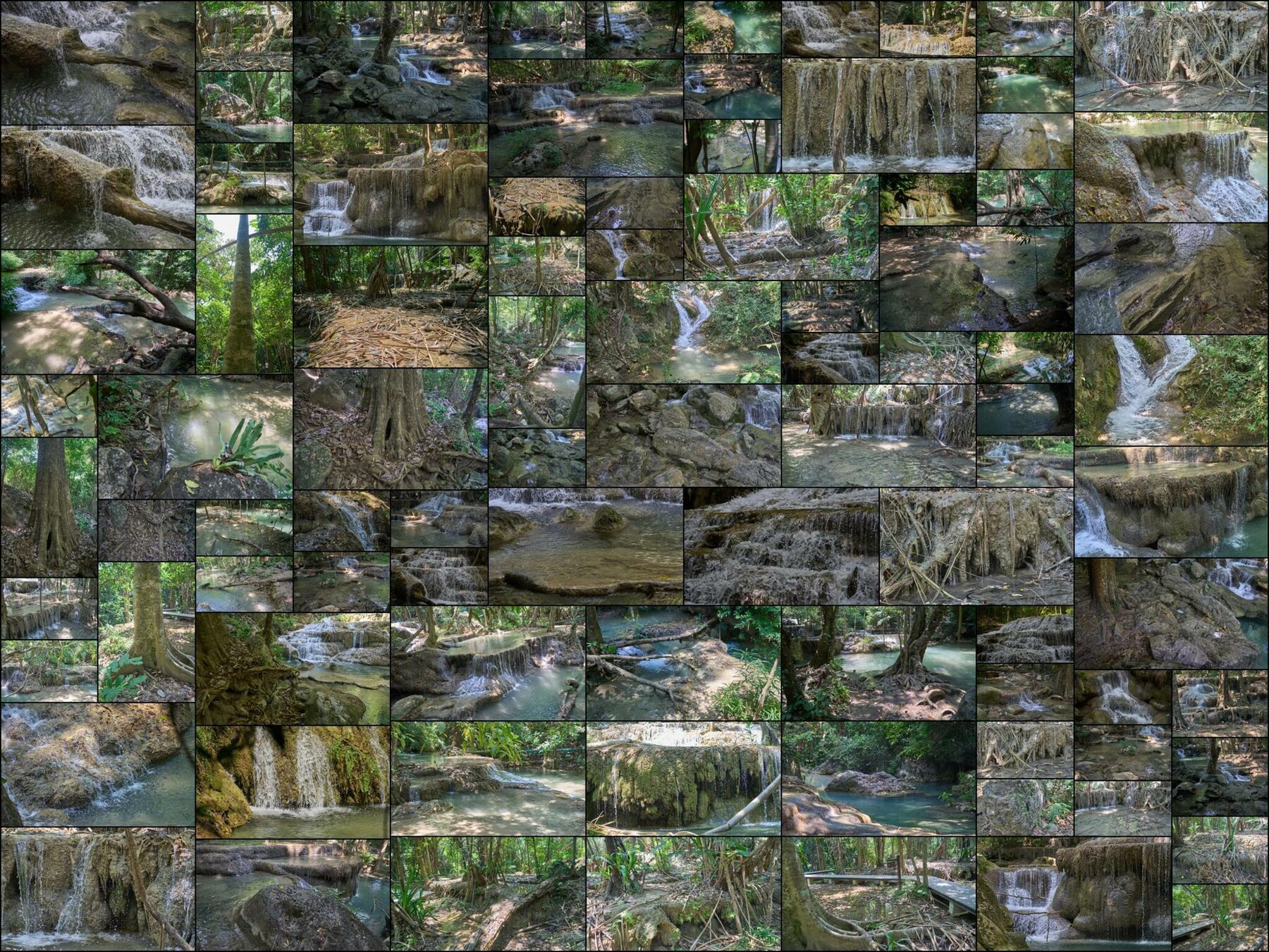 ArtStation - 180 photos of Travertine Terrace Jungle Waterfall | Resources