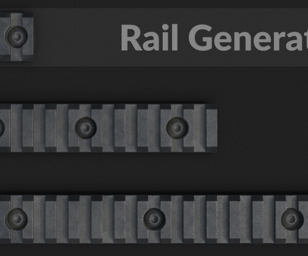 ArtStation - M-lock & Rail Generator | Resources