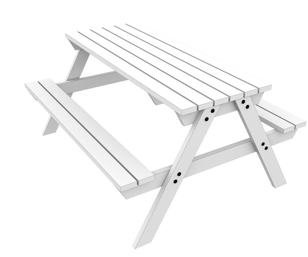 ArtStation - Park Table-PBR | Game Assets