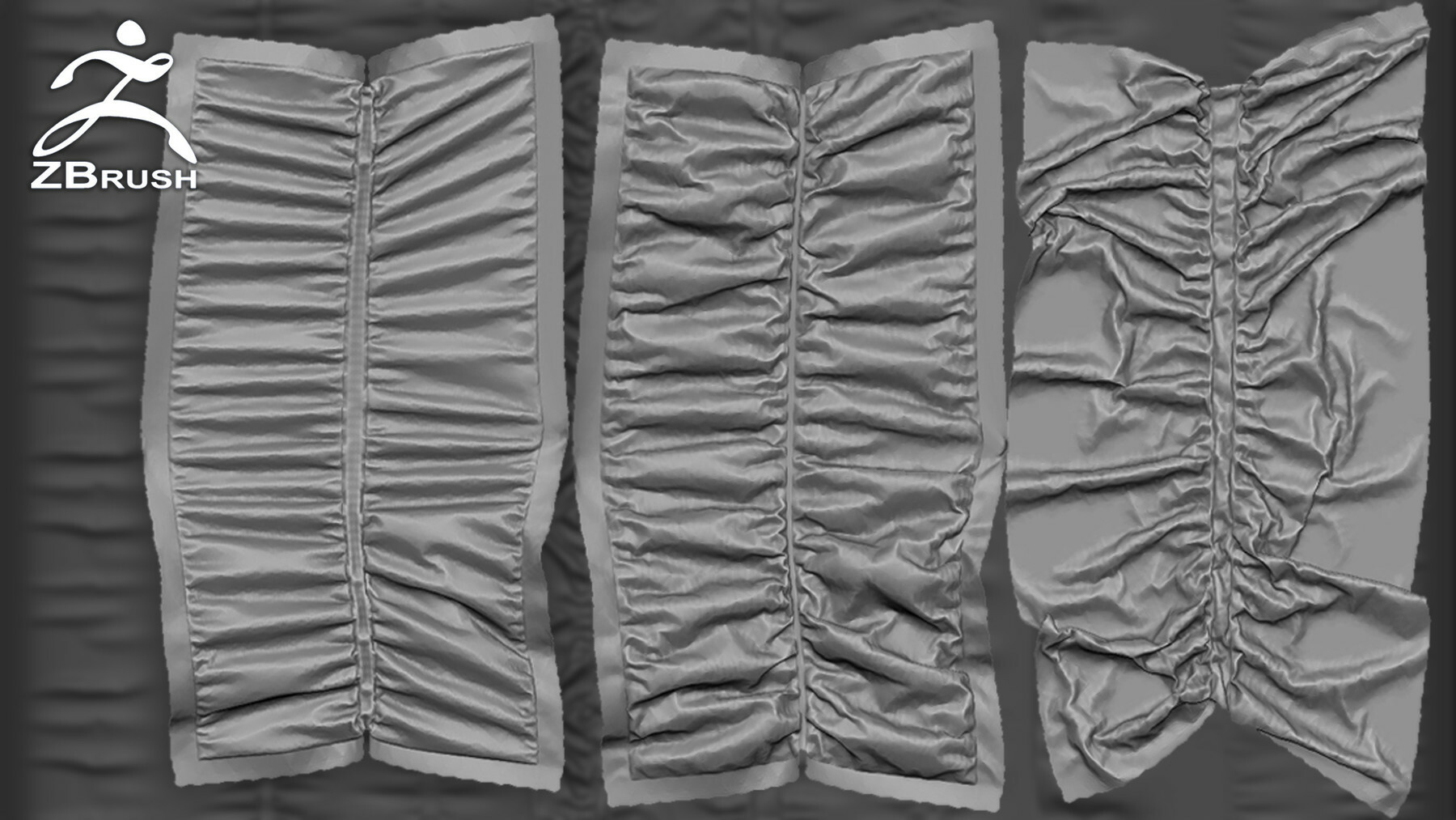 ArtStation - ZBrush Seams Brushes Vol.2 (Alphas PSD + OBJ) | Brushes