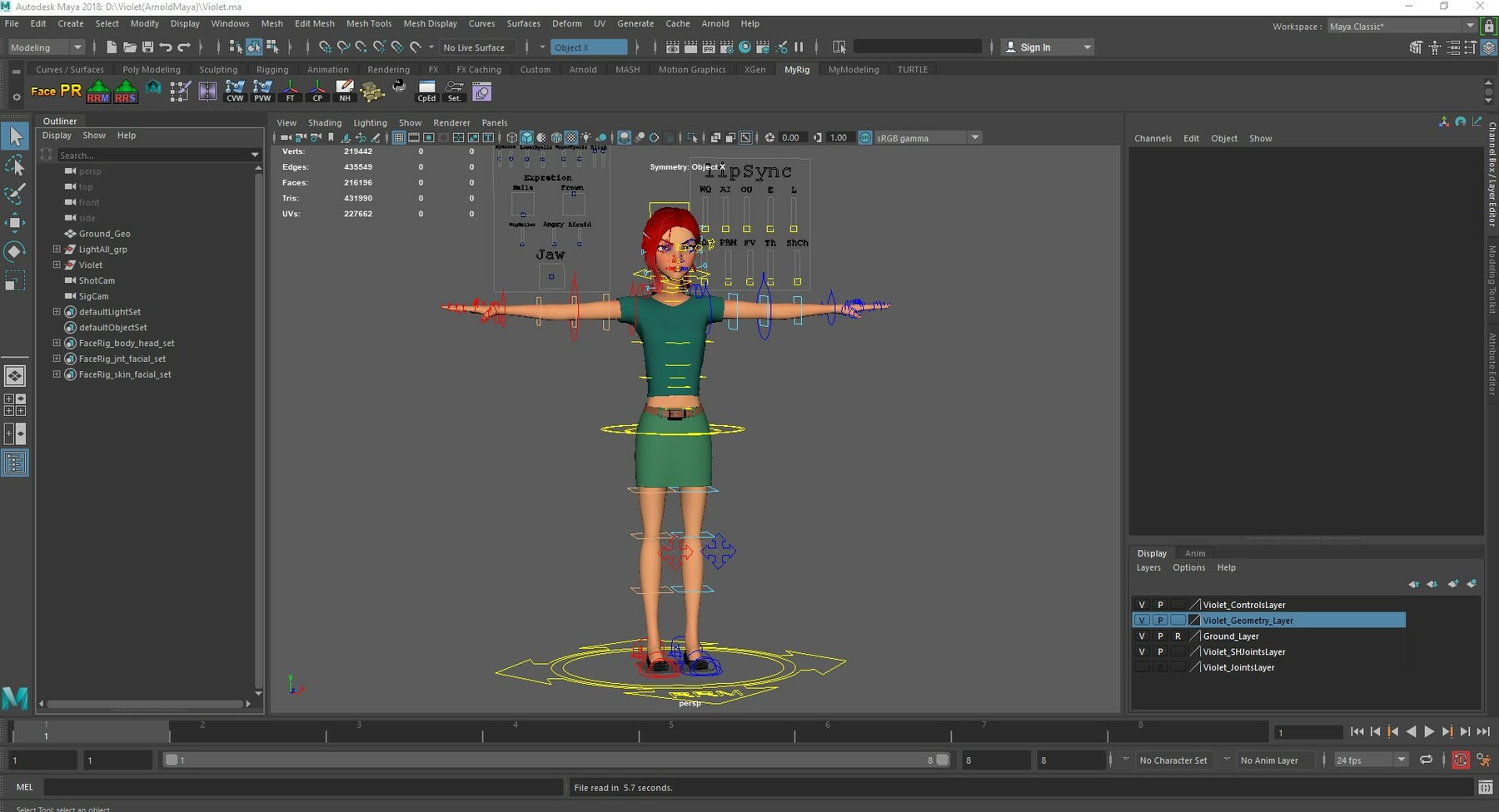 ArtStation - Violet Ver : 3 | Game Assets