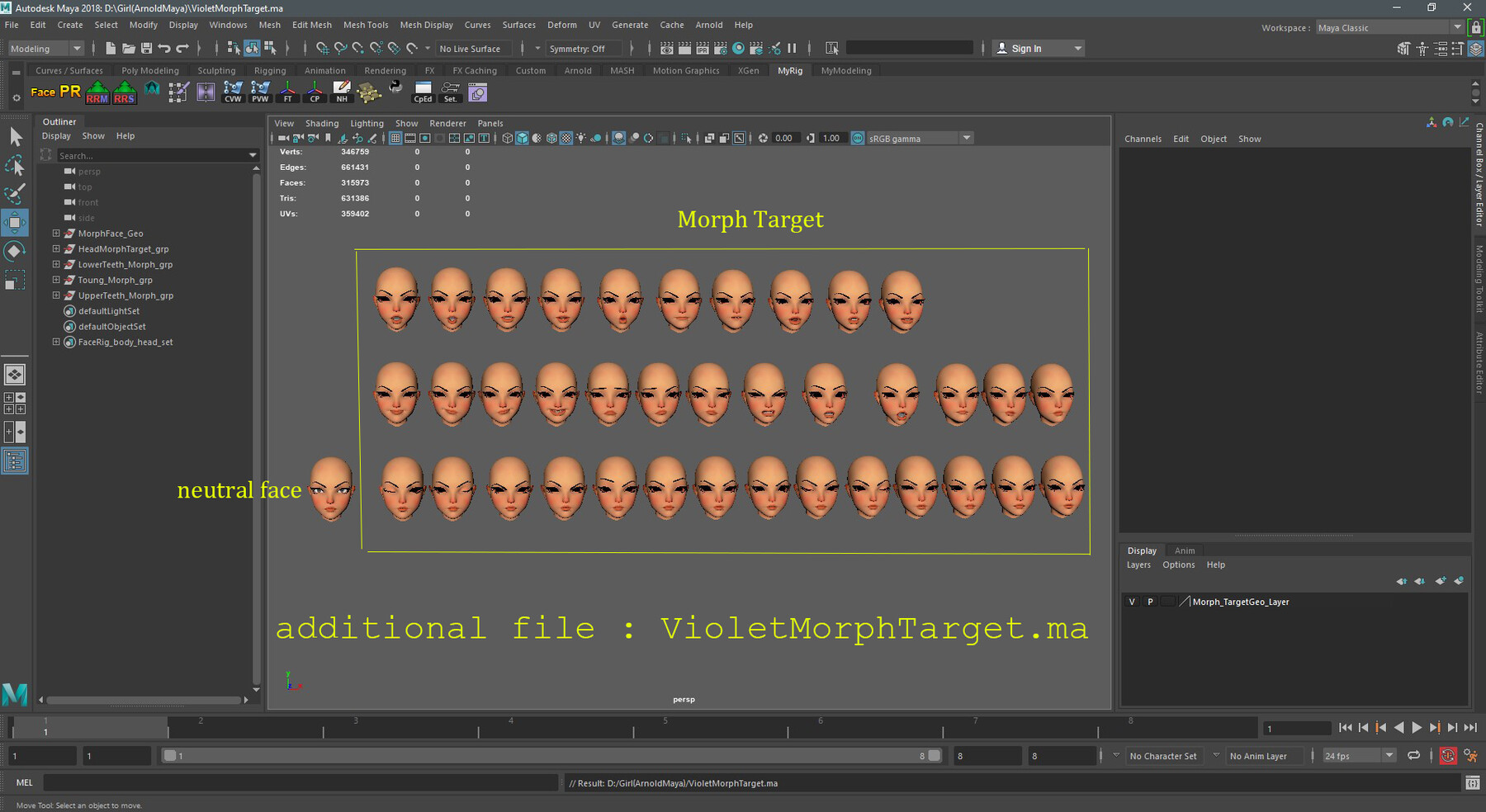 ArtStation - Violet Ver : 3 | Game Assets