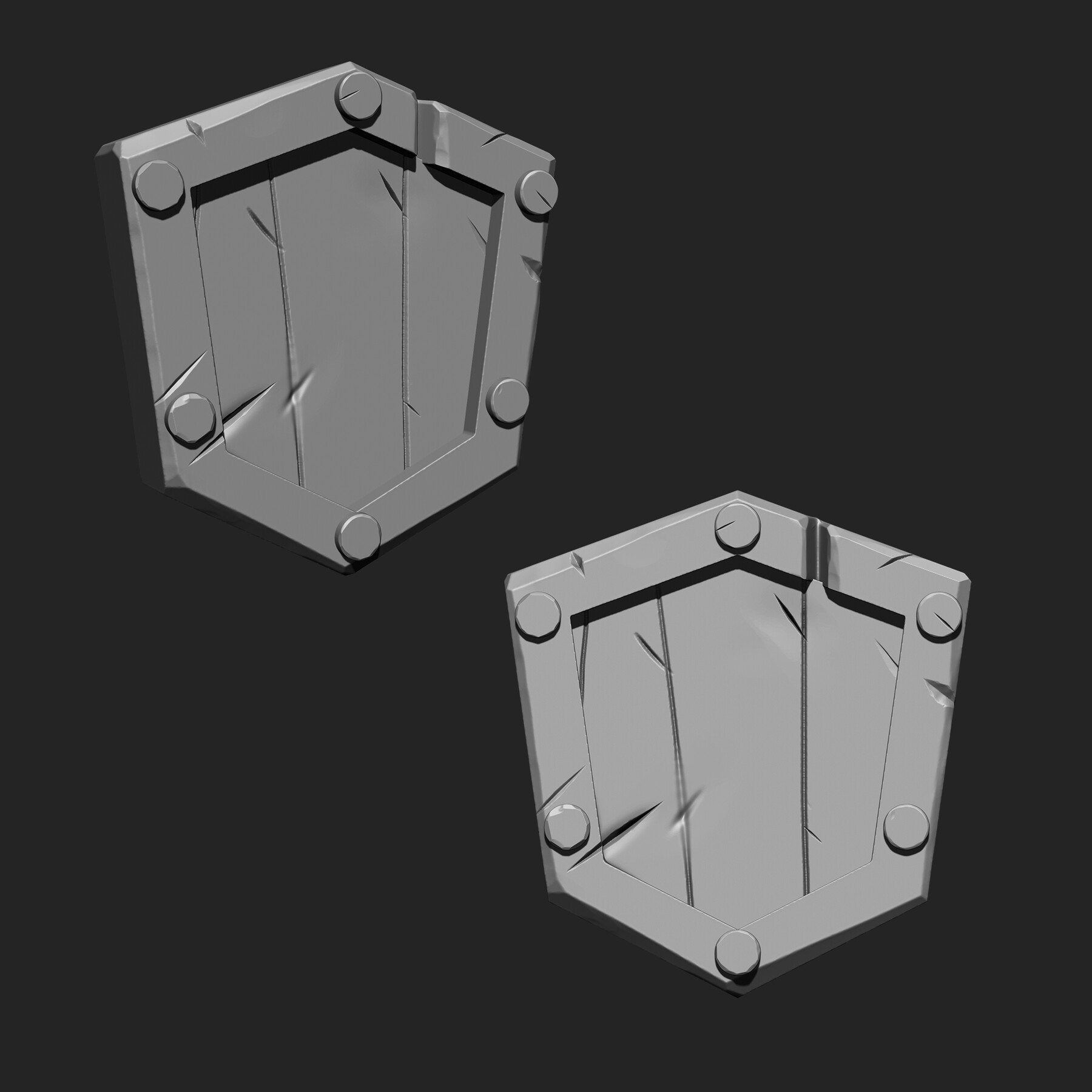 ArtStation - Stylized Objects IMM Brush Pack (20 in One) Vol. 2 | Brushes