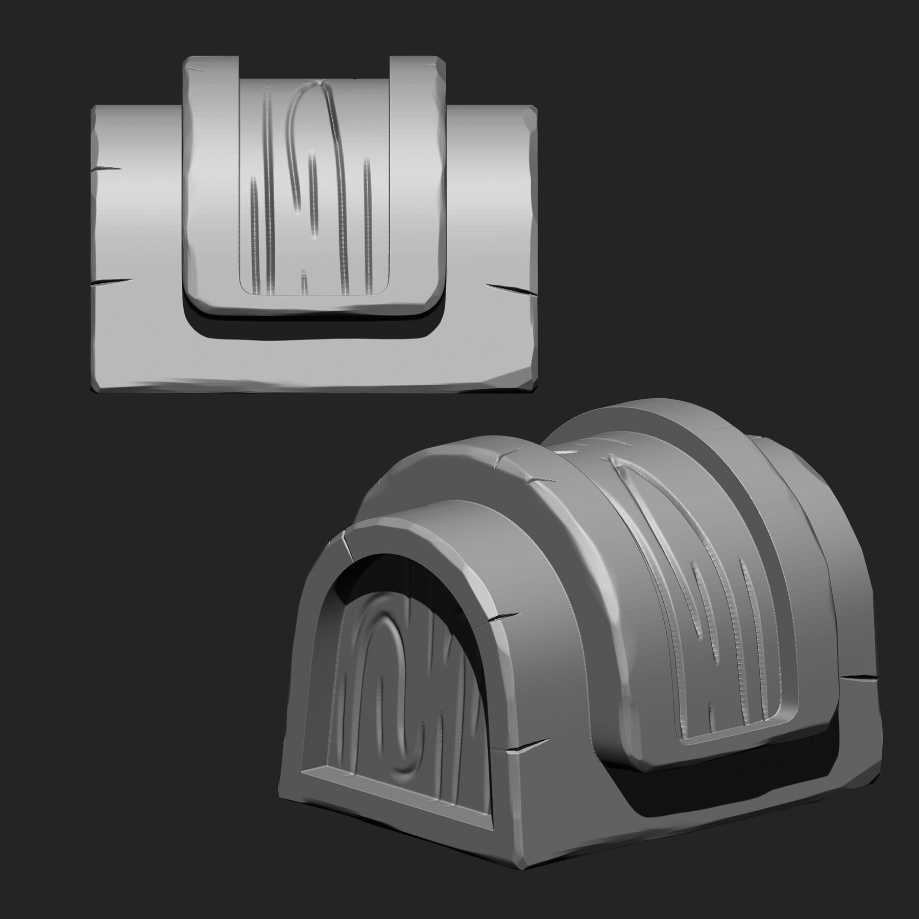 ArtStation - Stylized Objects IMM Brush Pack (20 in One) Vol. 2 | Brushes