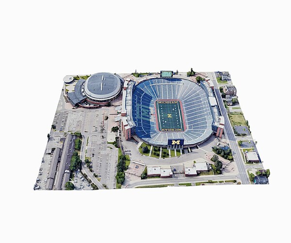 ArtStation - Michigan Stadium | Resources