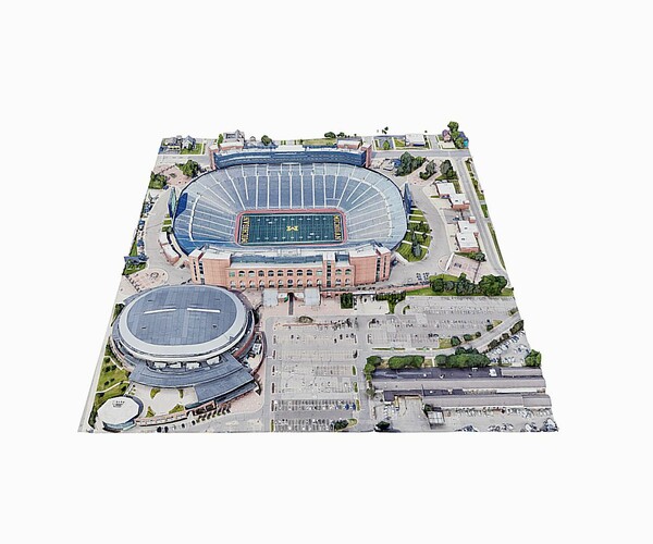 ArtStation - Michigan Stadium | Resources