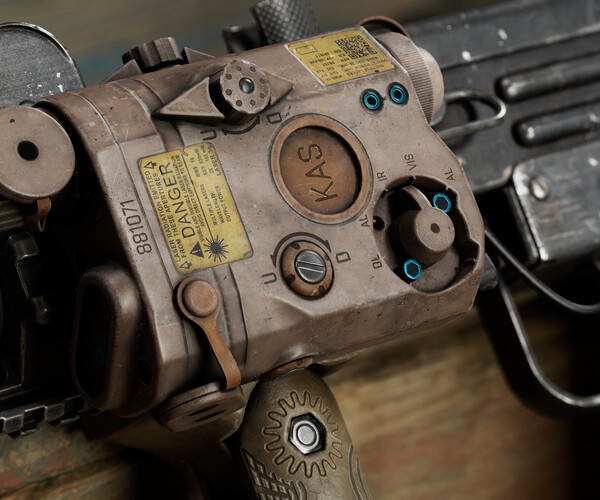 ArtStation - Custom UZI-Full Project | Game Assets