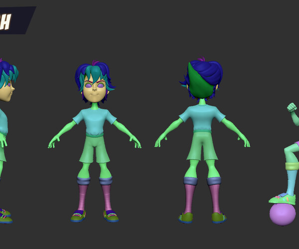 ArtStation - Stylized Basemesh Oliver | Resources