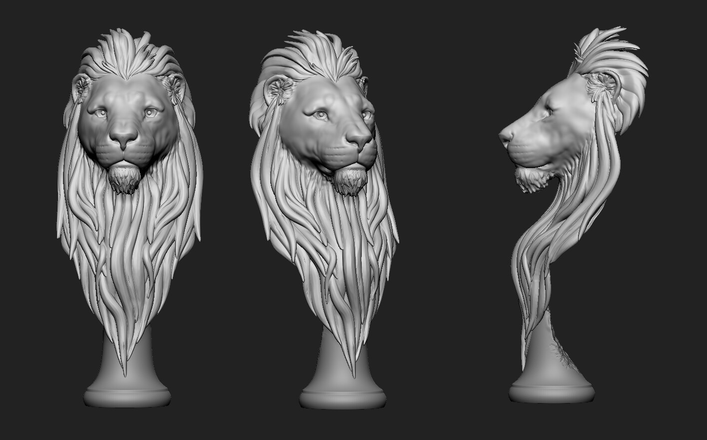 ArtStation - Lion Head | Resources