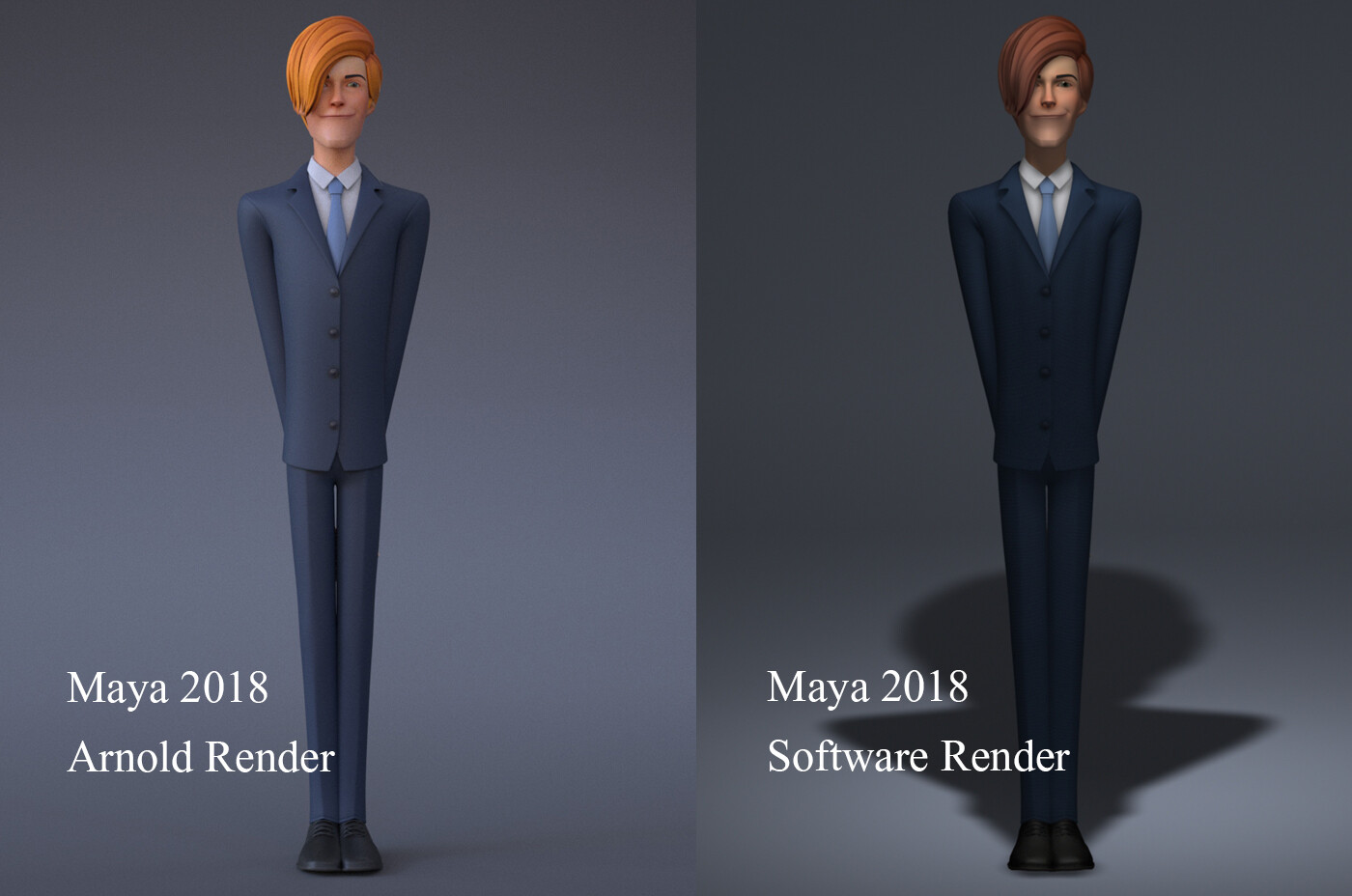 ArtStation - Mickey Cartoon Boy Rig | Game Assets