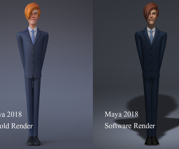 ArtStation - Mickey Cartoon Boy Rig | Game Assets