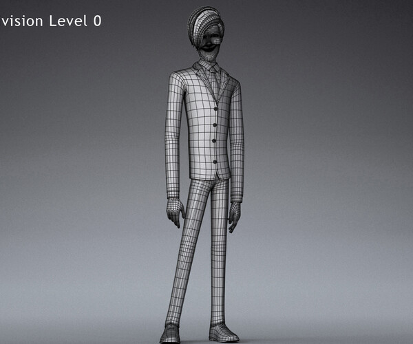 ArtStation - Mickey Cartoon Boy Rig | Game Assets