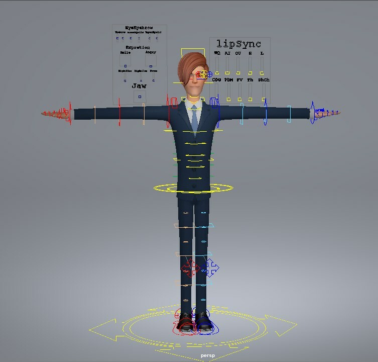 ArtStation - Mickey Cartoon Boy Rig | Game Assets