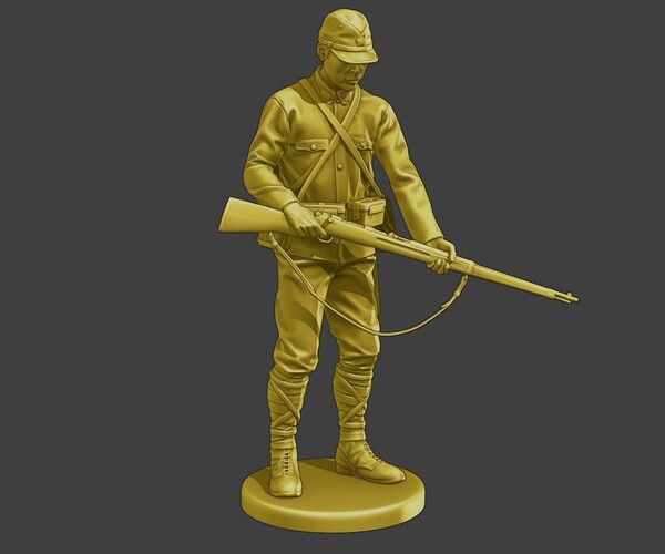 ArtStation - Japanese soldier ww2 Stand J2 | Resources