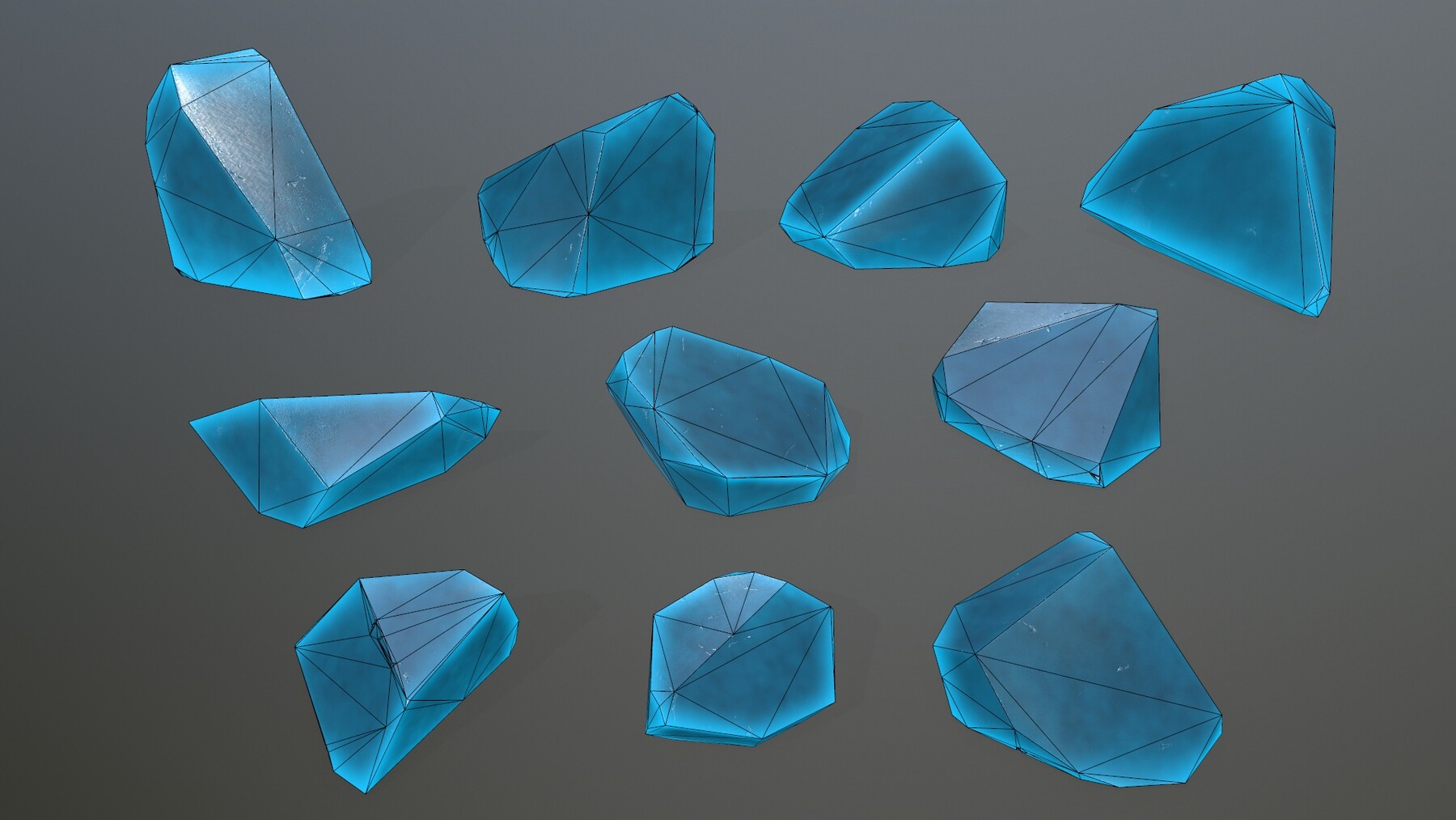 ArtStation - Crystal Set | Game Assets