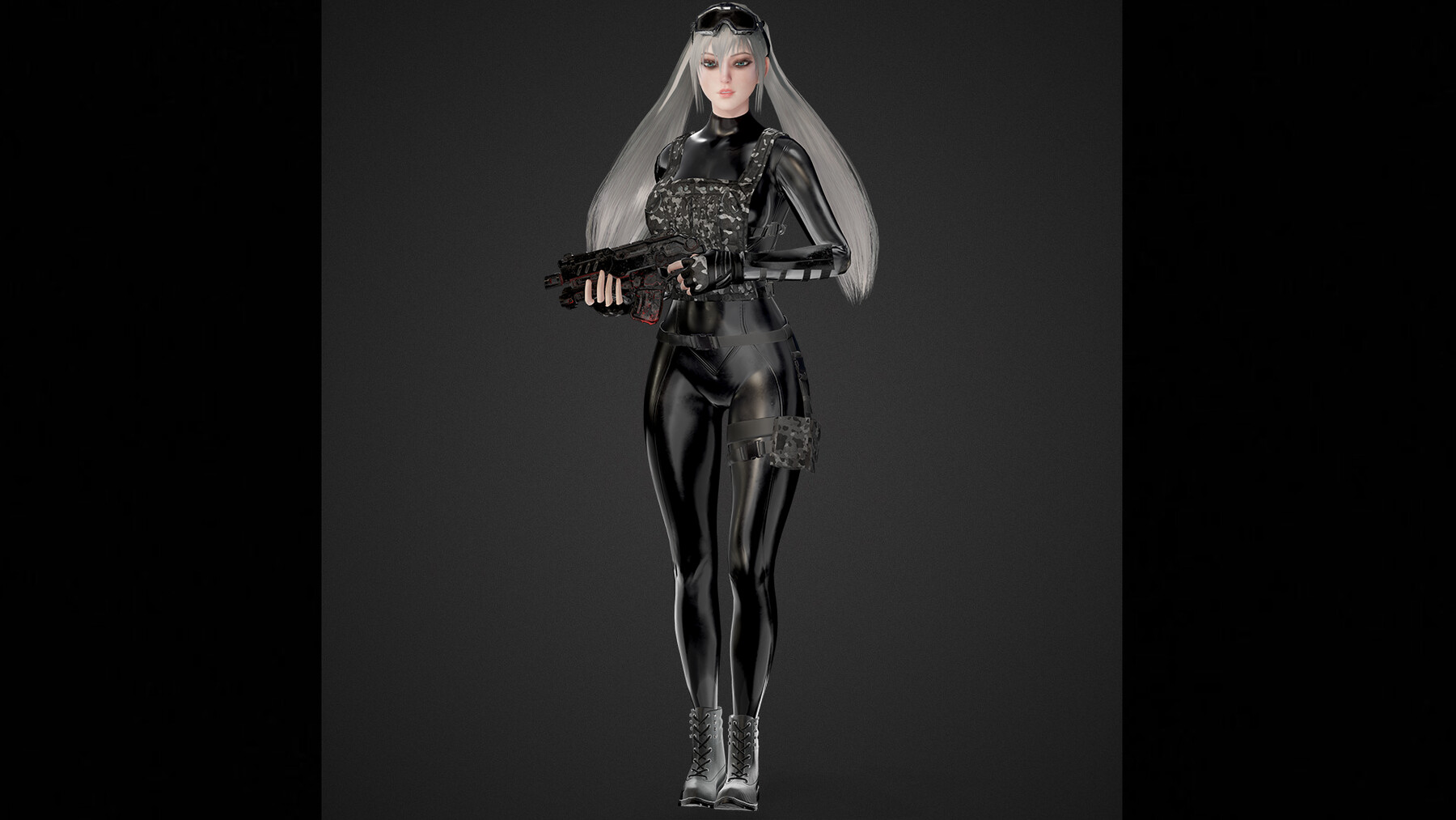 ArtStation - Military Girl | Game Assets