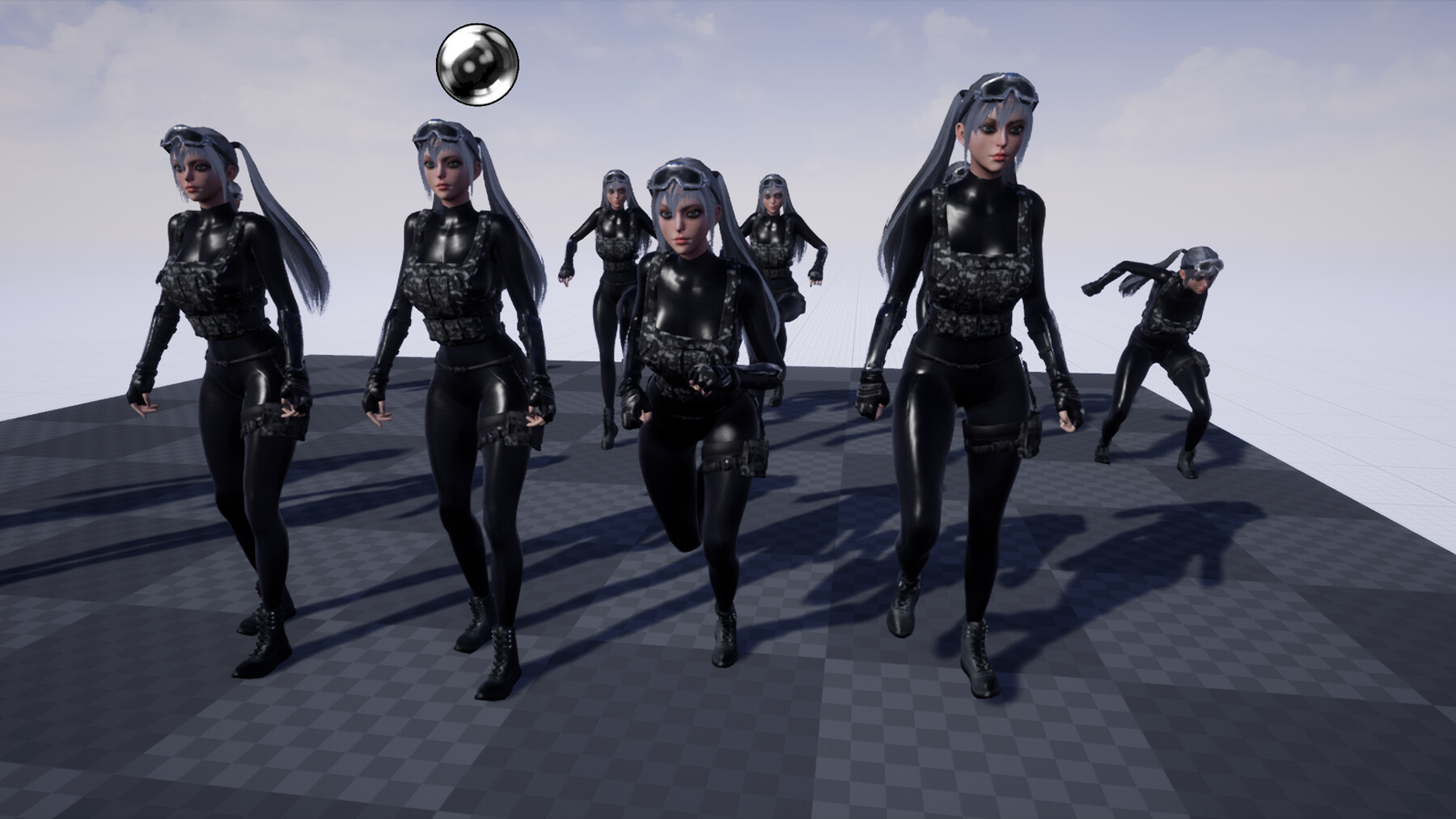 ArtStation - Military Girl | Game Assets