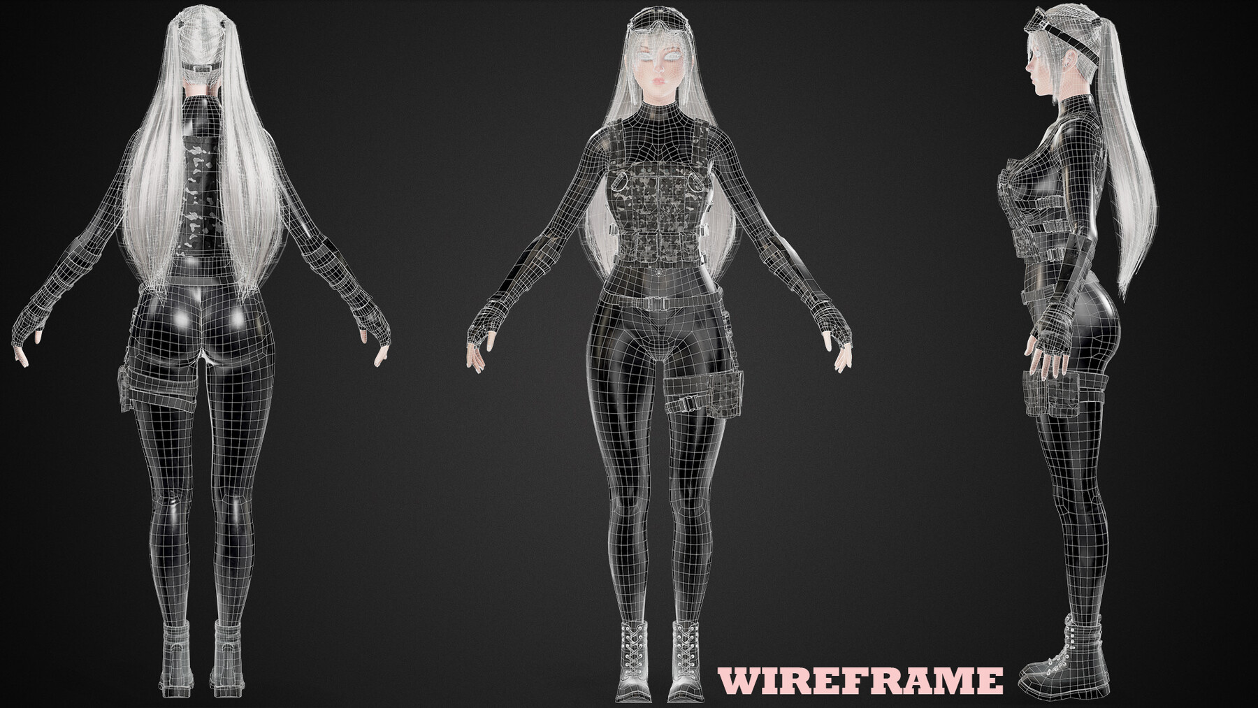 ArtStation - Military Girl | Game Assets