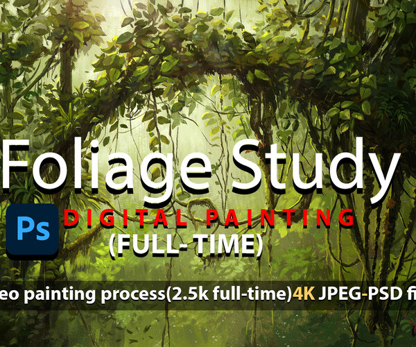 ArtStation - Foliage Study(Plants tutorials) | Tutorials