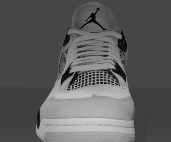ArtStation - Jordan 4 Retro Military Black | Game Assets