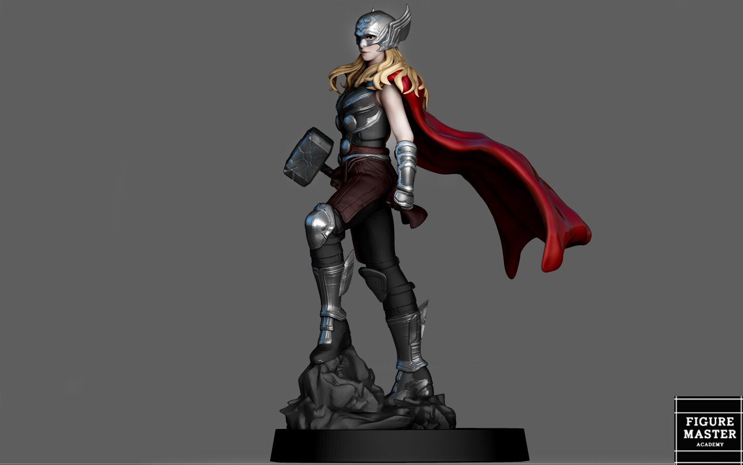 ArtStation - MIGHTY THOR NATALIE PORTMAN LOVE AND THUNDER MARVEL MCU 3D ...