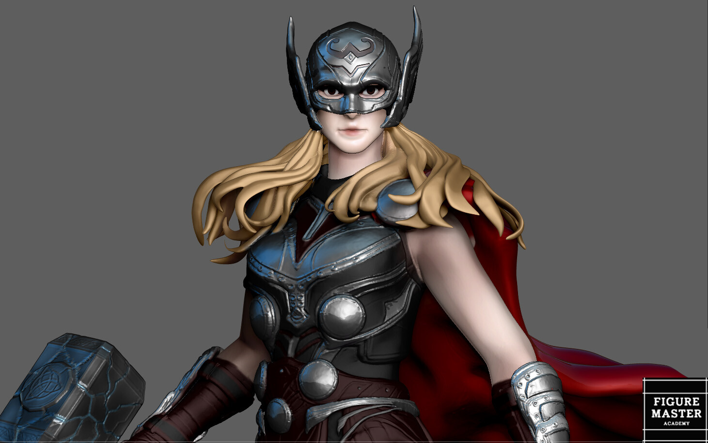 ArtStation - MIGHTY THOR NATALIE PORTMAN LOVE AND THUNDER MARVEL MCU 3D ...