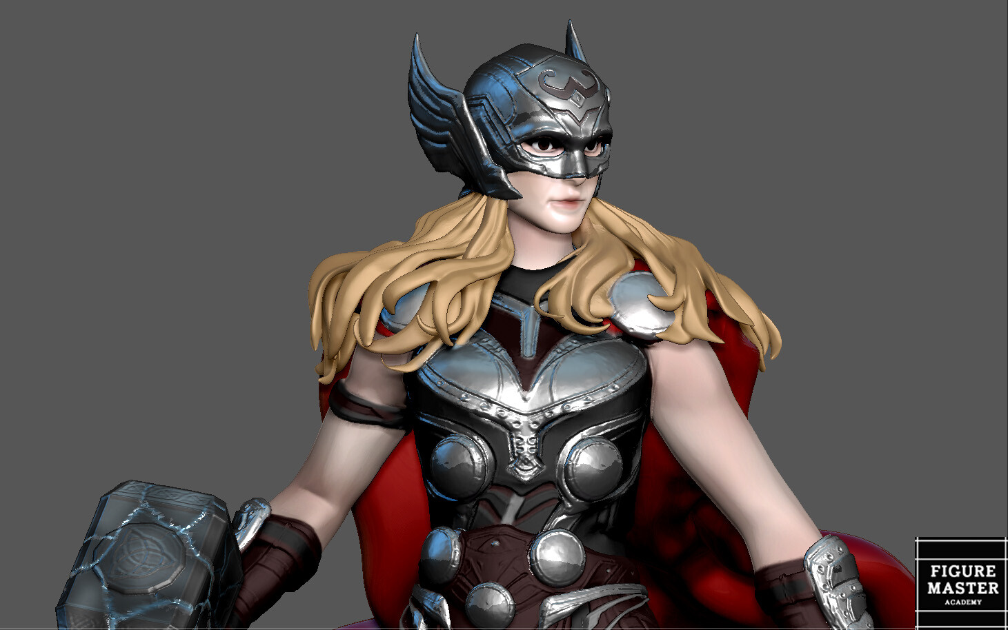 ArtStation - MIGHTY THOR NATALIE PORTMAN LOVE AND THUNDER MARVEL MCU 3D ...
