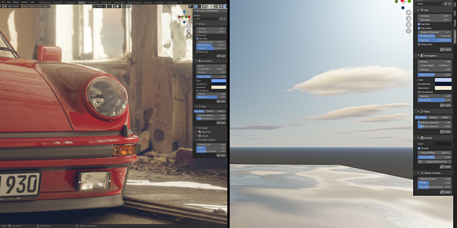 ArtStation - Physical Starlight And Atmosphere | Resources