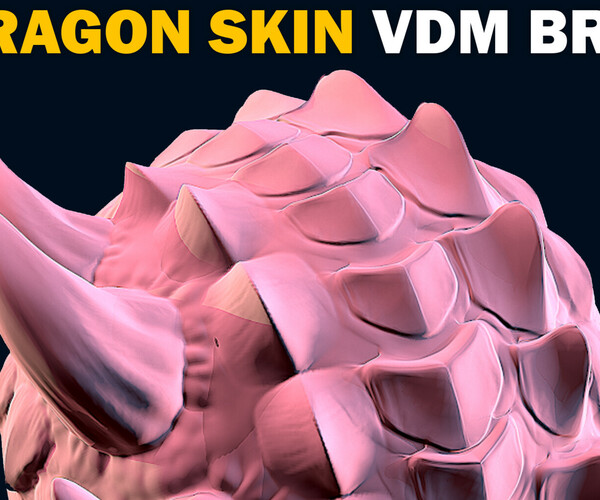 ArtStation - 20 Dragon (Reptile) Skin VDM Brush for ZBrush | Brushes