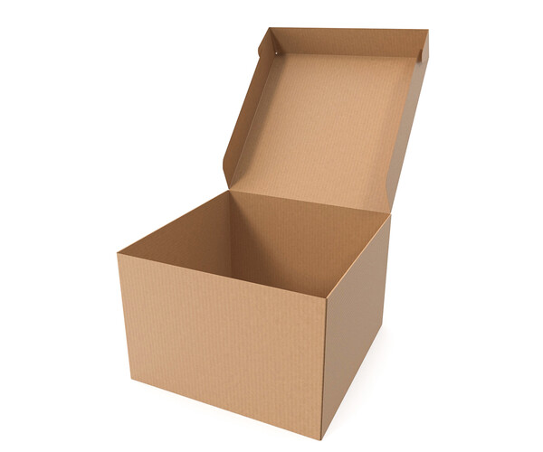 ArtStation - Cardboard box-Low poly PBR | Game Assets
