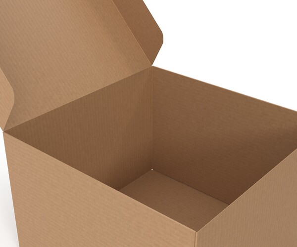 ArtStation - Cardboard box-Low poly PBR | Game Assets