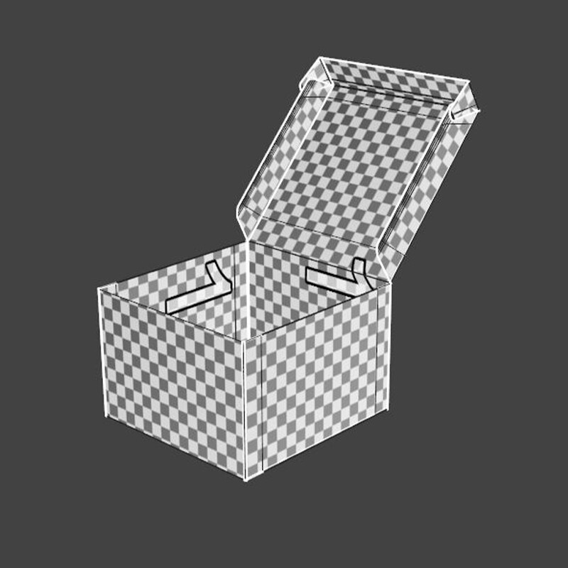 ArtStation - Cardboard box-Low poly PBR | Game Assets