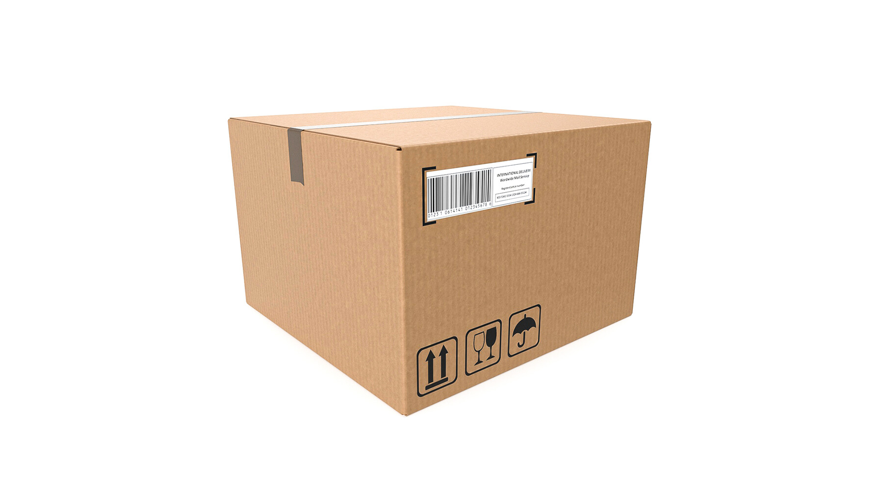 ArtStation - Cardboard box-Low poly PBR | Game Assets