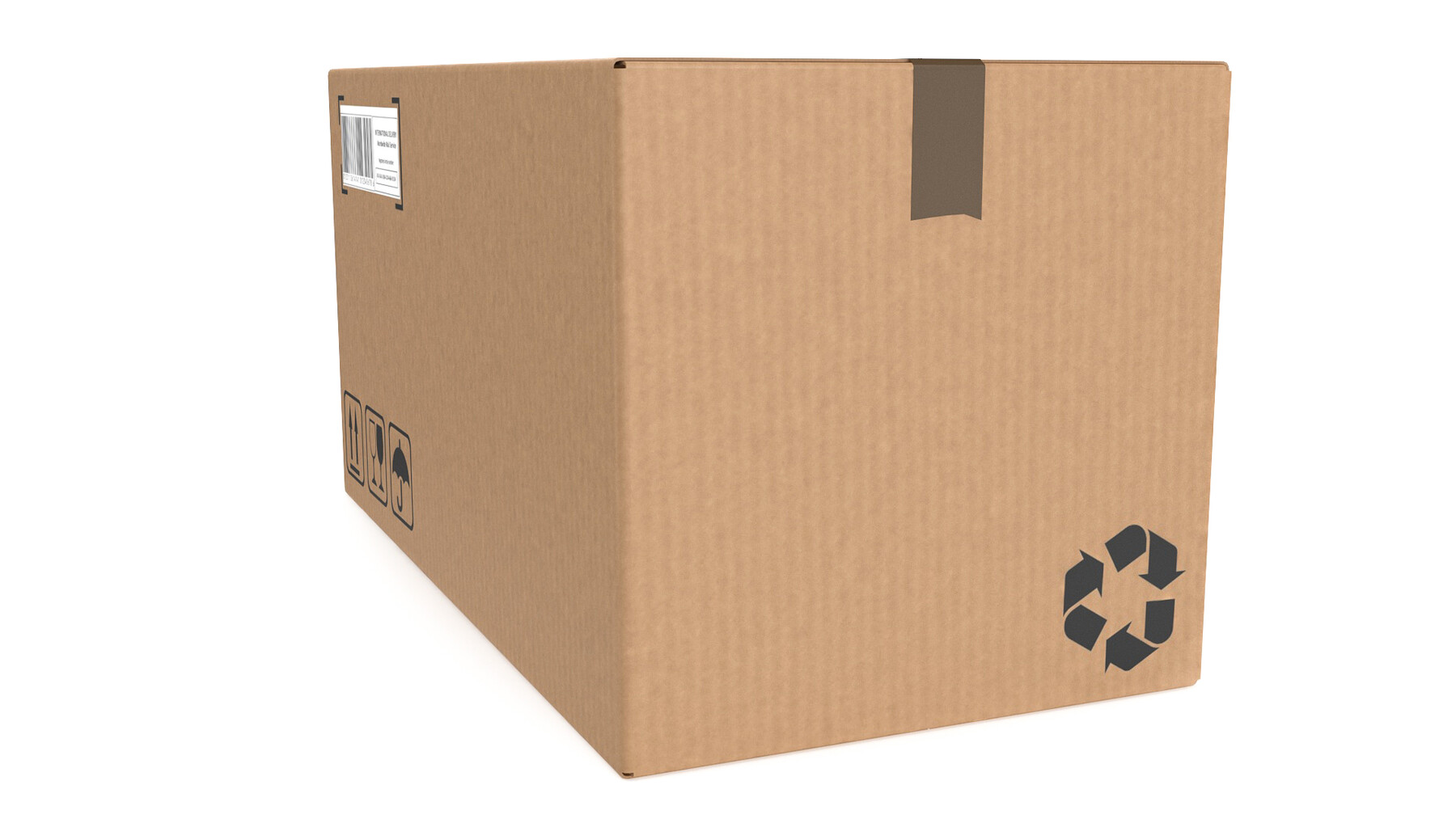 ArtStation - Cardboard box-Low poly PBR | Game Assets