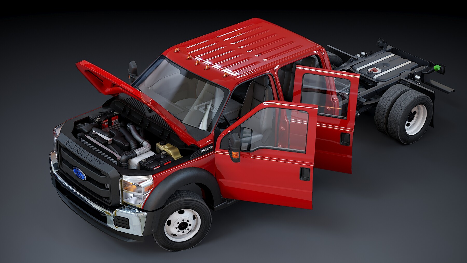 ArtStation - Ford F550 Super Duty 2015 | Game Assets