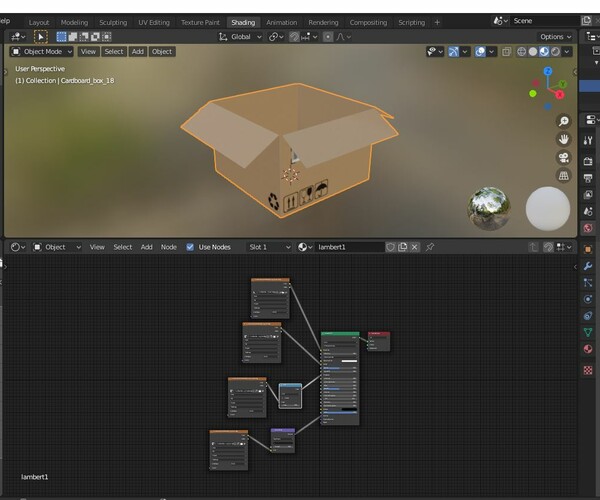 ArtStation - Cardboard box-Low poly PBR | Game Assets